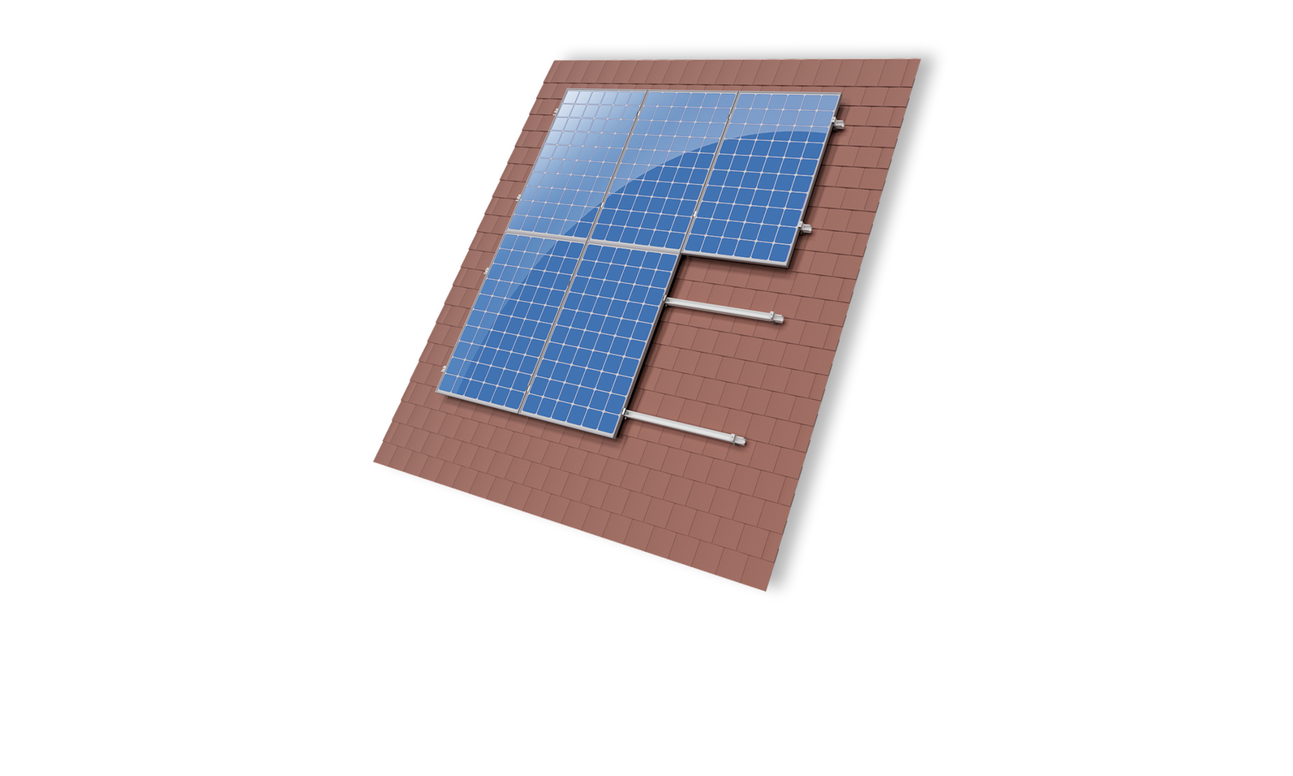 Solar mounting systems for pitched roofs - Van der Valk Solar Systems